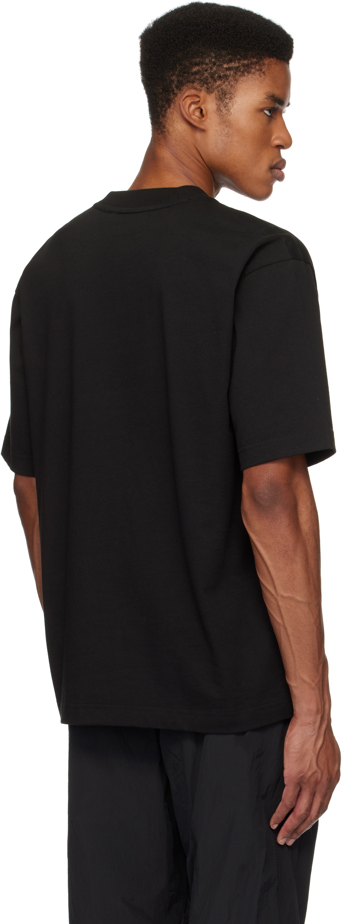 BOSS Black Embroidered Logo T-shirt BOSS