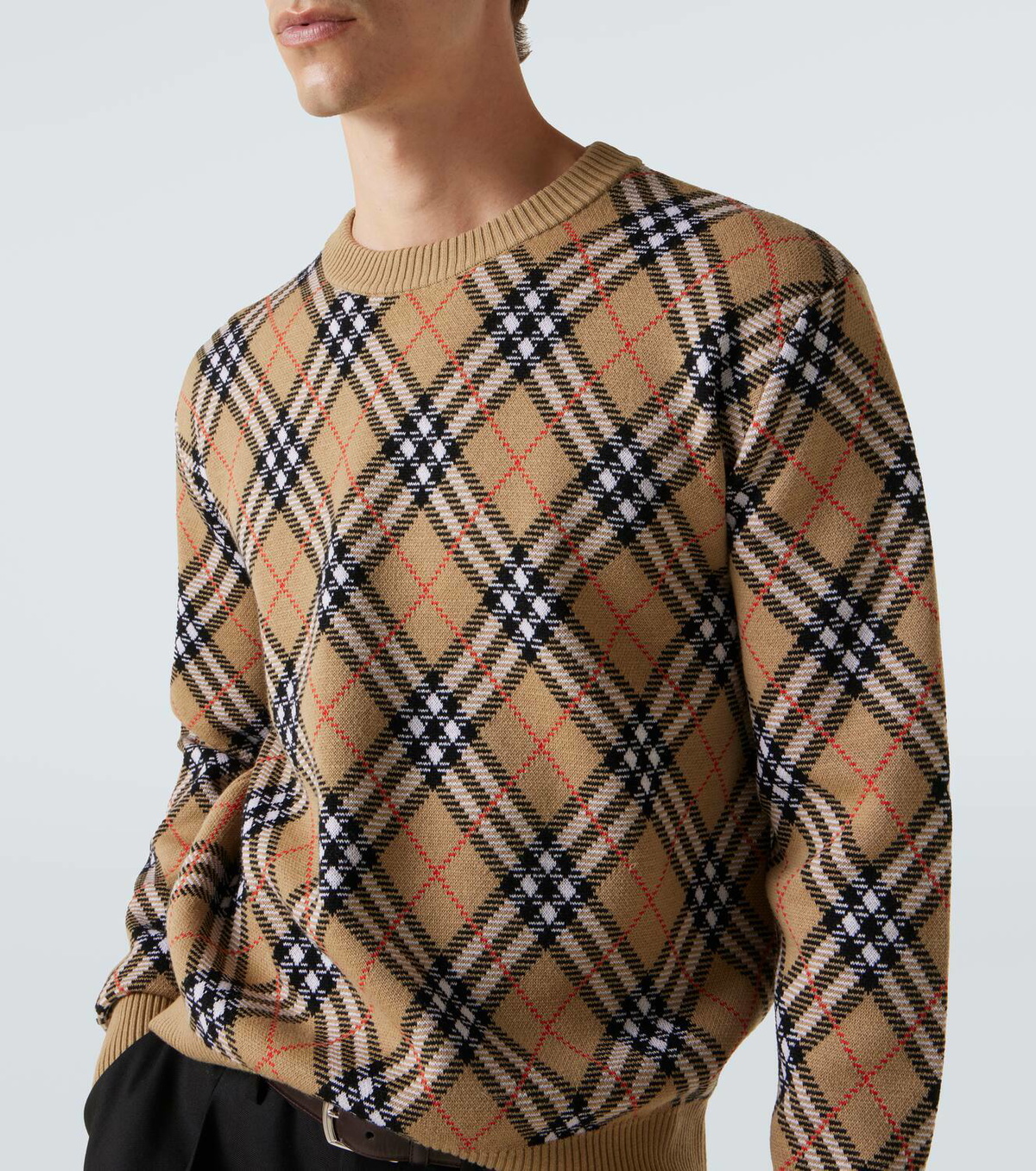Burberry Burberry Check wool-blend sweater Burberry