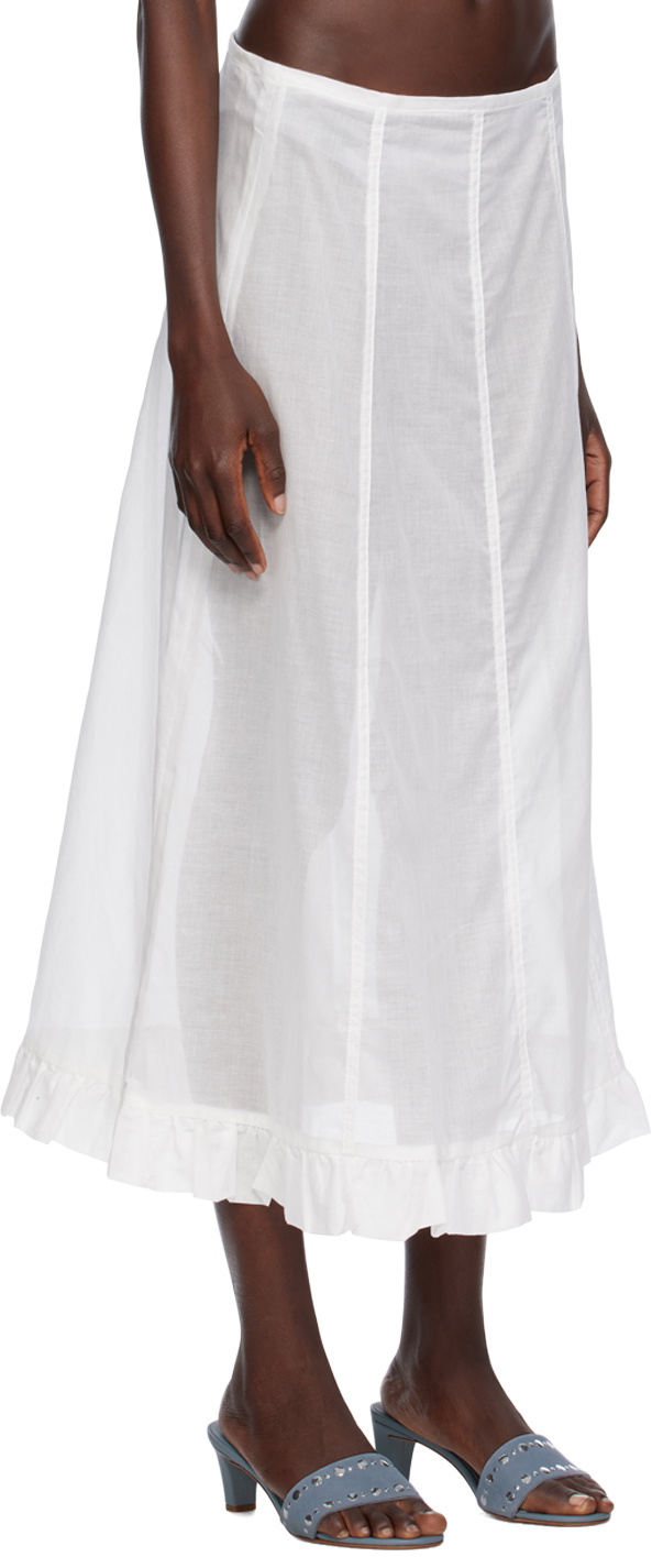 Paloma Wool White Andolini Maxi Skirt Paloma Wool
