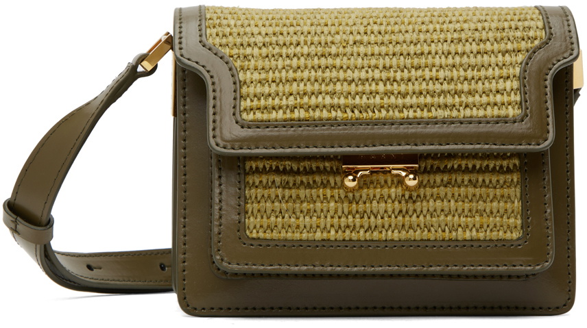 Marni Green Mini Trunk Shoulder Bag Marni