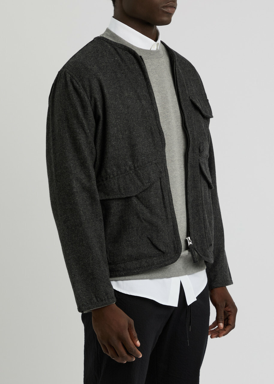Universal Works Parachute Liner Woven Jacket Grey Universal Works