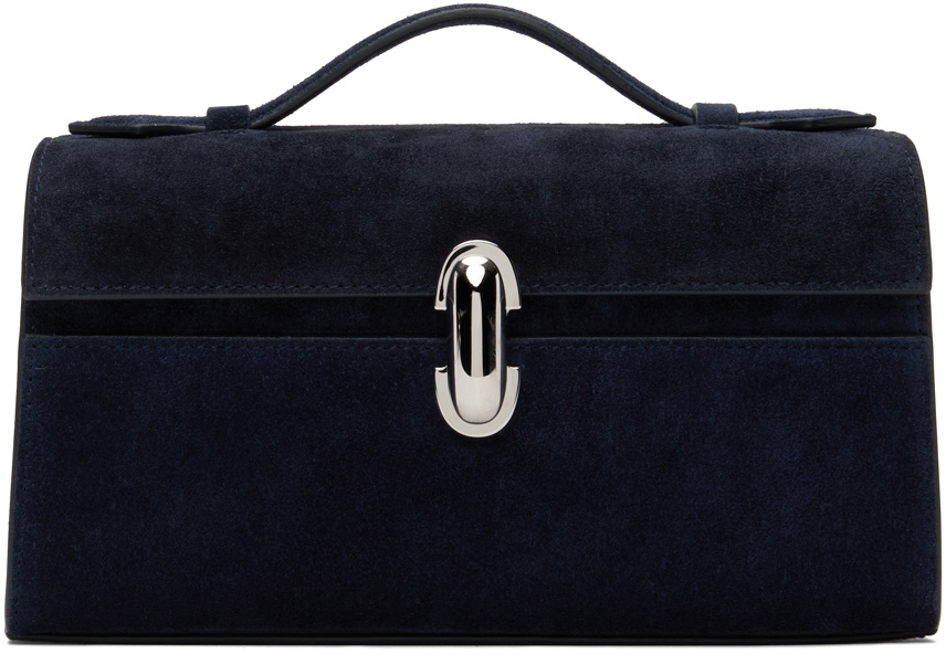 Savette Navy Symmetry Pochette Bag Savette