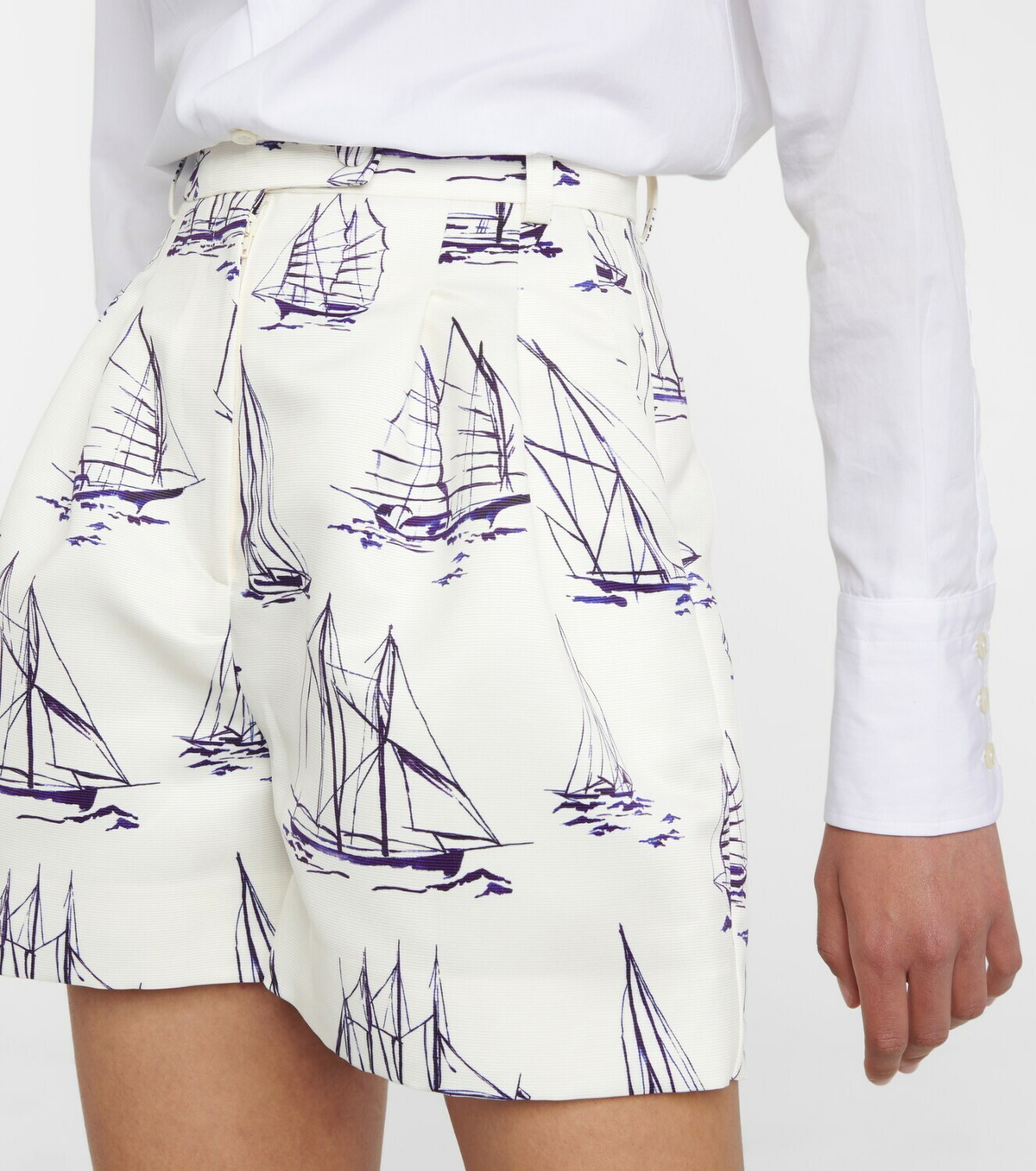 Emilia Wickstead Elliot printed high-rise shorts Emilia Wickstead
