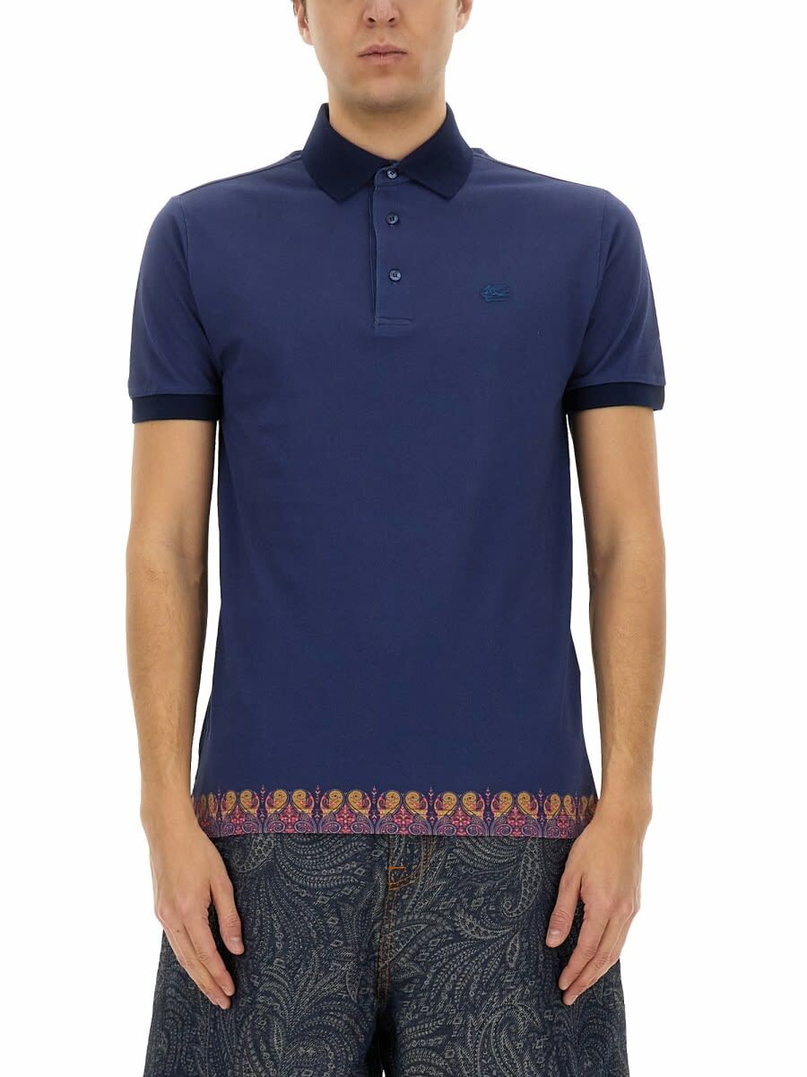 Etro Polo Shirt With Print Etro