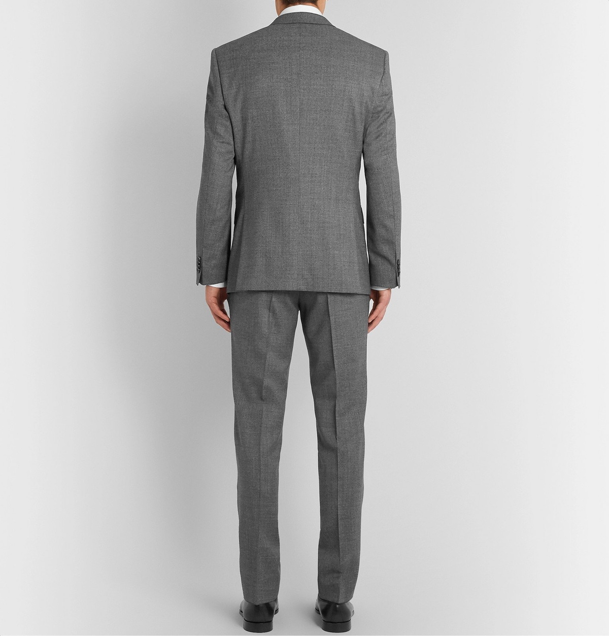 Hugo Boss - Grey Huge/Genius Slim-Fit Virgin Wool Suit - Gray Hugo Boss