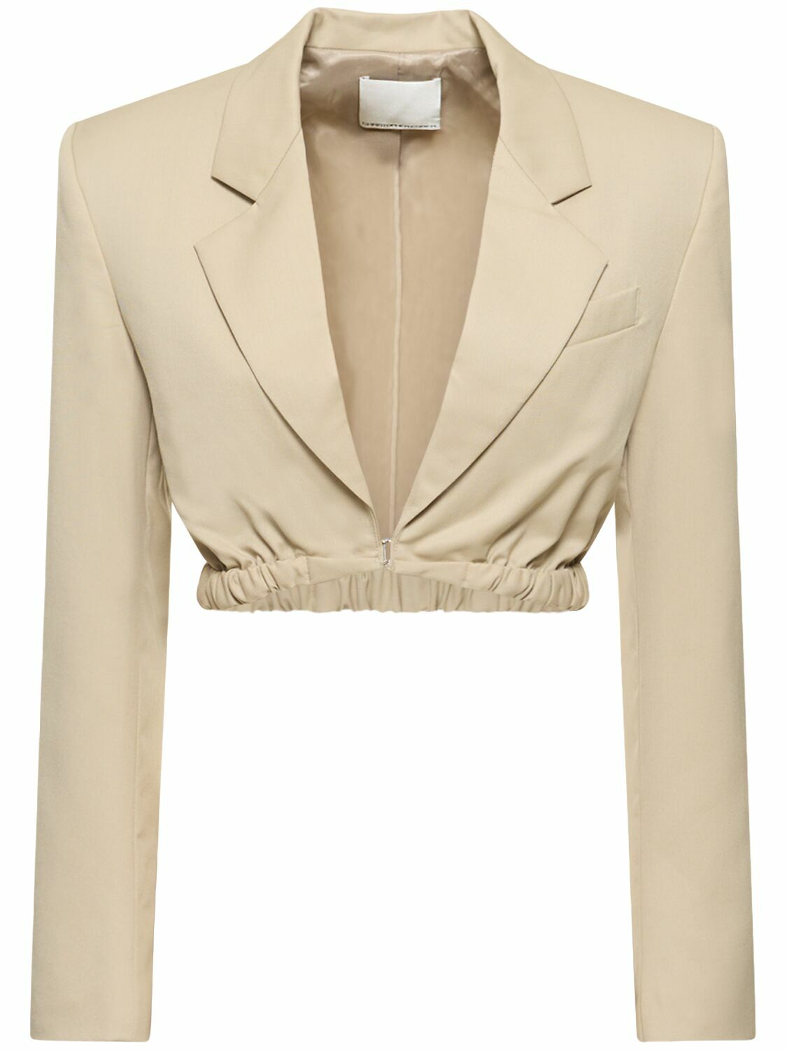 CHRISTOPHER ESBER - Contorta Wool Twill Crop Jacket Christopher Esber