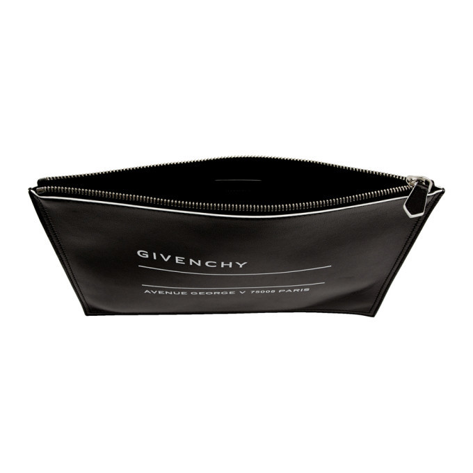 Givenchy Black Iconic Logo Pouch Givenchy