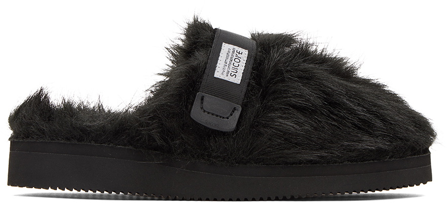 Suicoke Black ZAVO-2EU Sandals Suicoke
