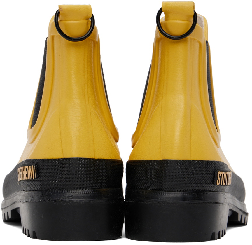 Stutterheim Yellow Novesta Edition Rainwalker Chelsea Boots Stutterheim