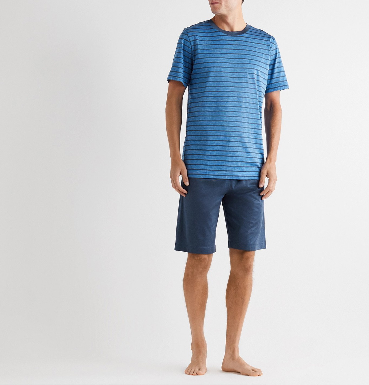 Zimmerli - Cotton-Jersey Pyjama Set - Blue Zimmerli