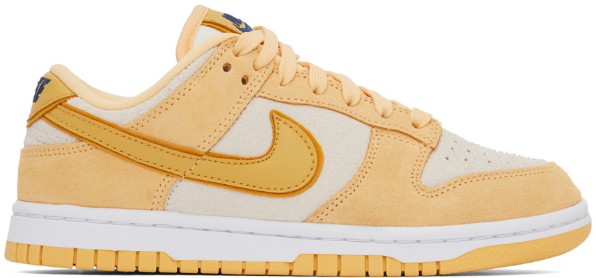 Nike Yellow & Beige Dunk Low Retro LX Sneakers Nike