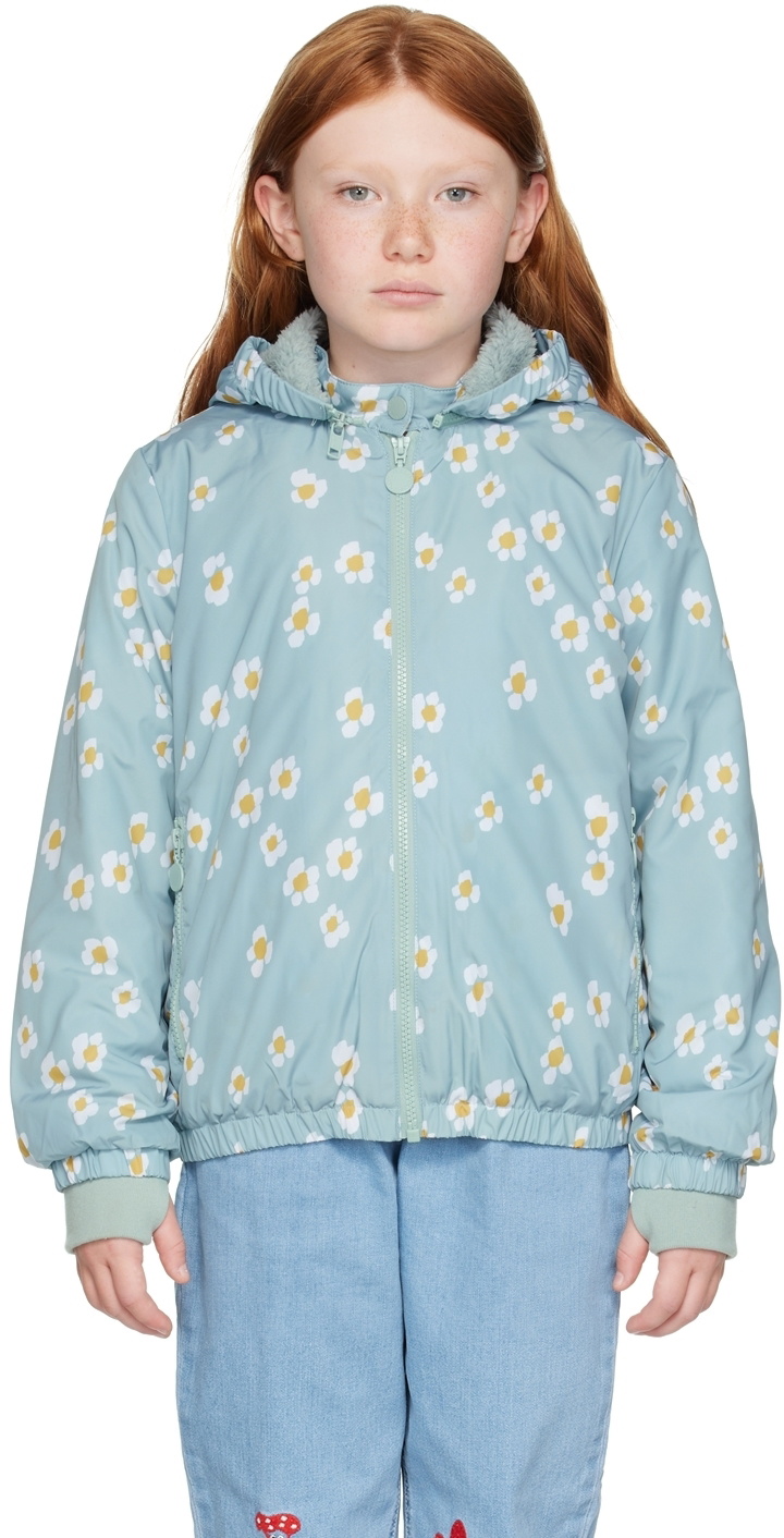 Stella McCartney Kids Blue Daisy Jacket Stella McCartney