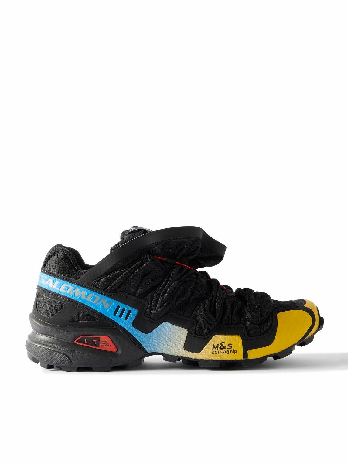 Salomon - Y/Project Speedcross 3 Rubber-Trimmed Mesh Sneakers - Black ...