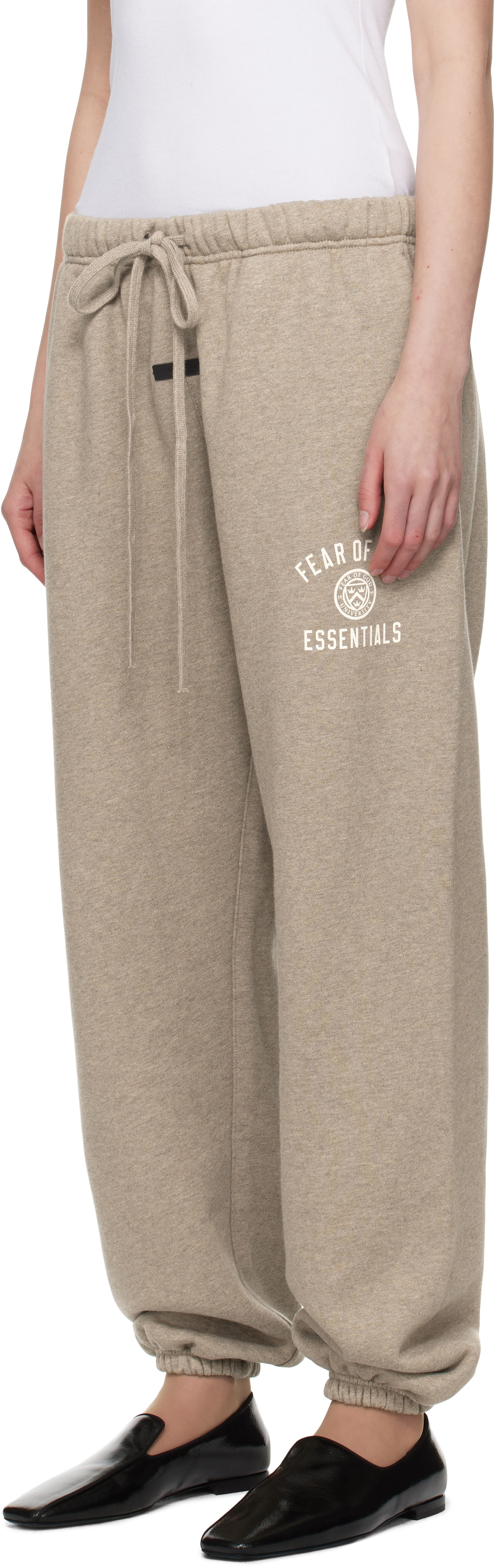 Fear of God ESSENTIALS Gray Fleece Sweatpants Fear Of God Essentials