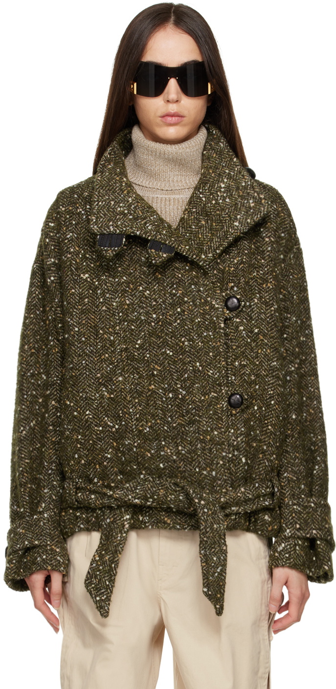 Isabel Marant Etoile Khaki Janette Jacket Isabel Marant Etoile