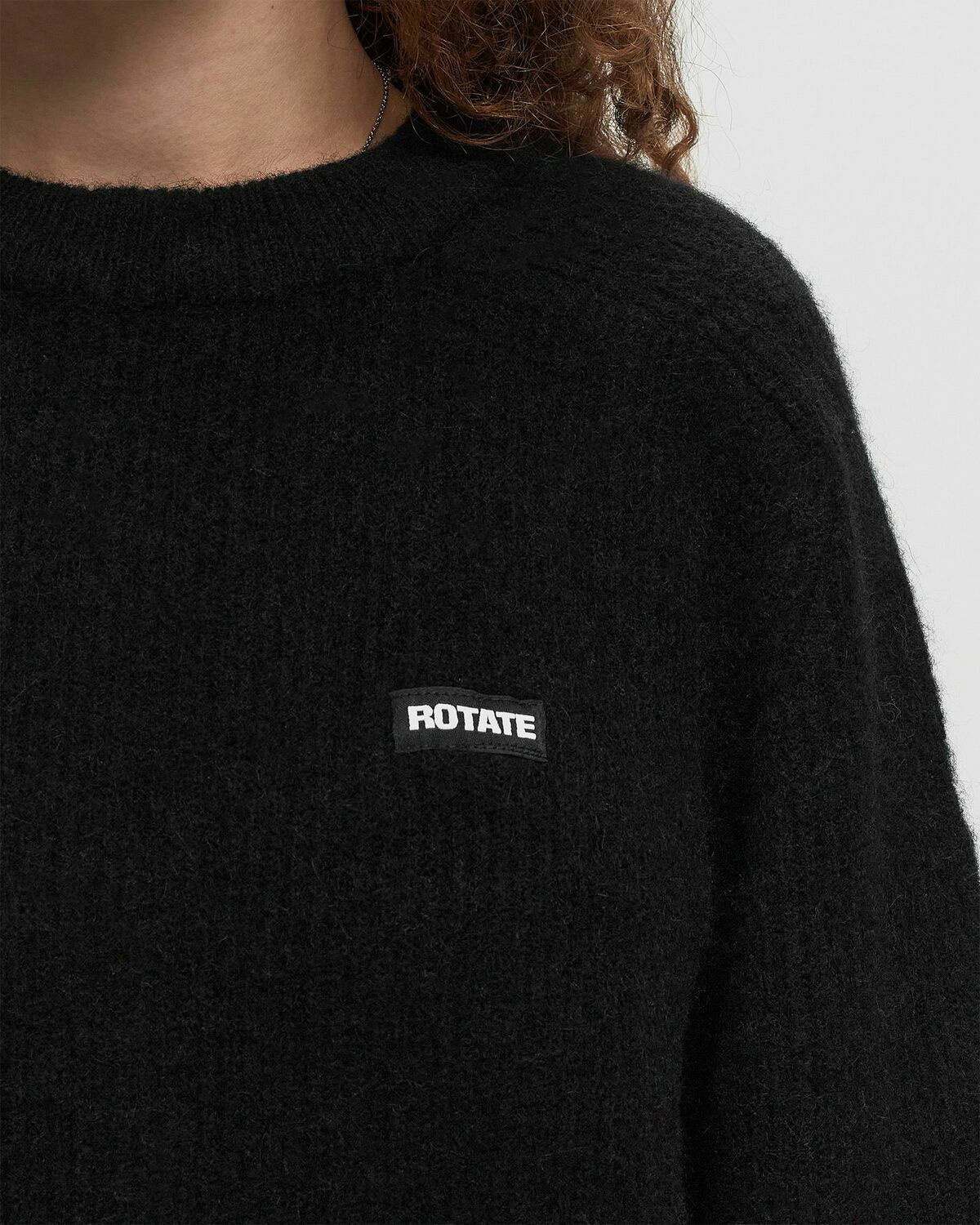 Rotate Birger Christensen Oversized Sweater Black Pullovers ROTATE ...