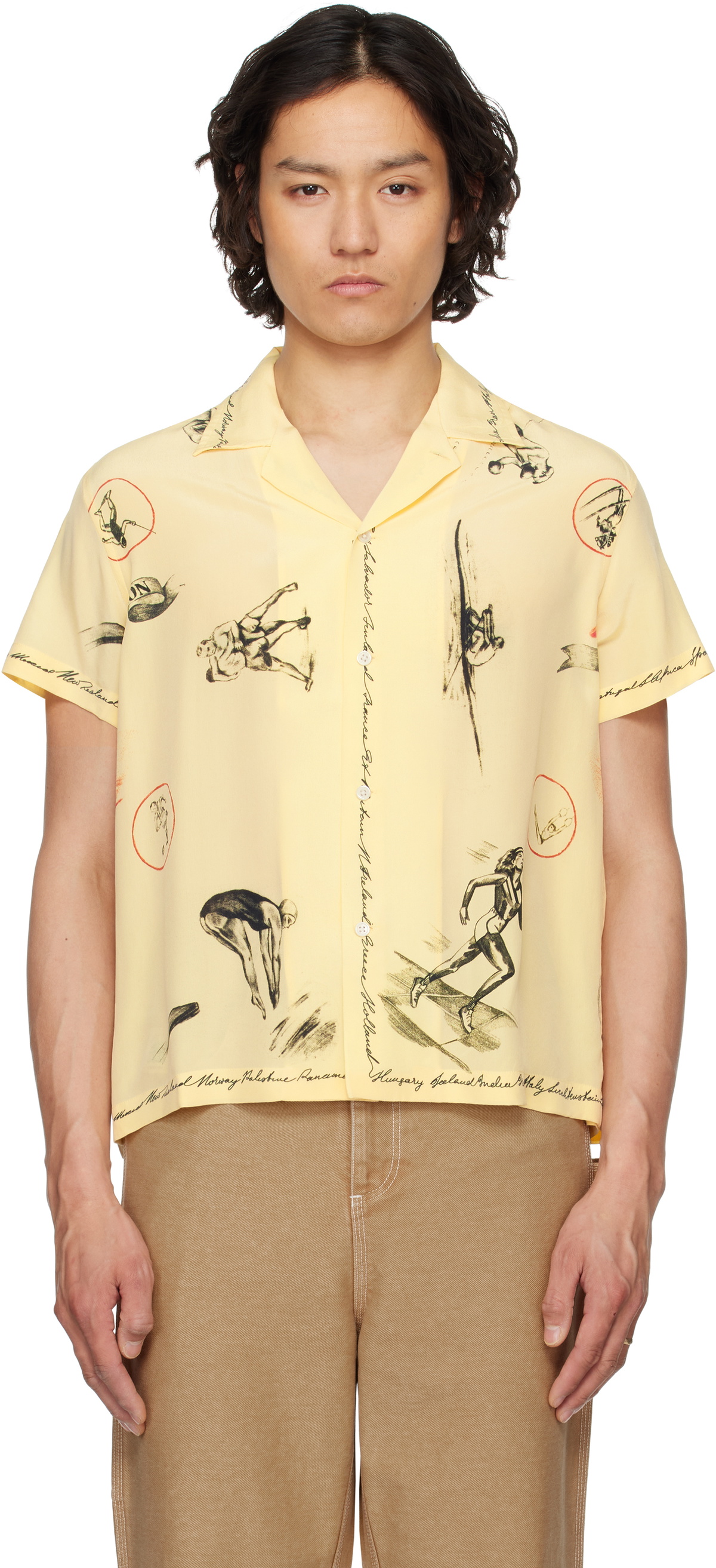 Bode Yellow Games Shirt Bode