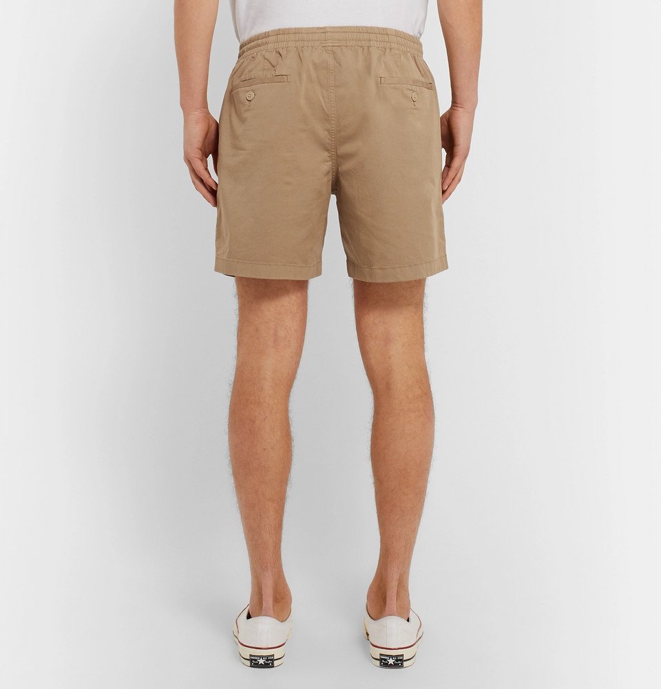 J.Crew - Dock Garment-Dyed Stretch-Cotton Drawstring Shorts - Sand J.Crew