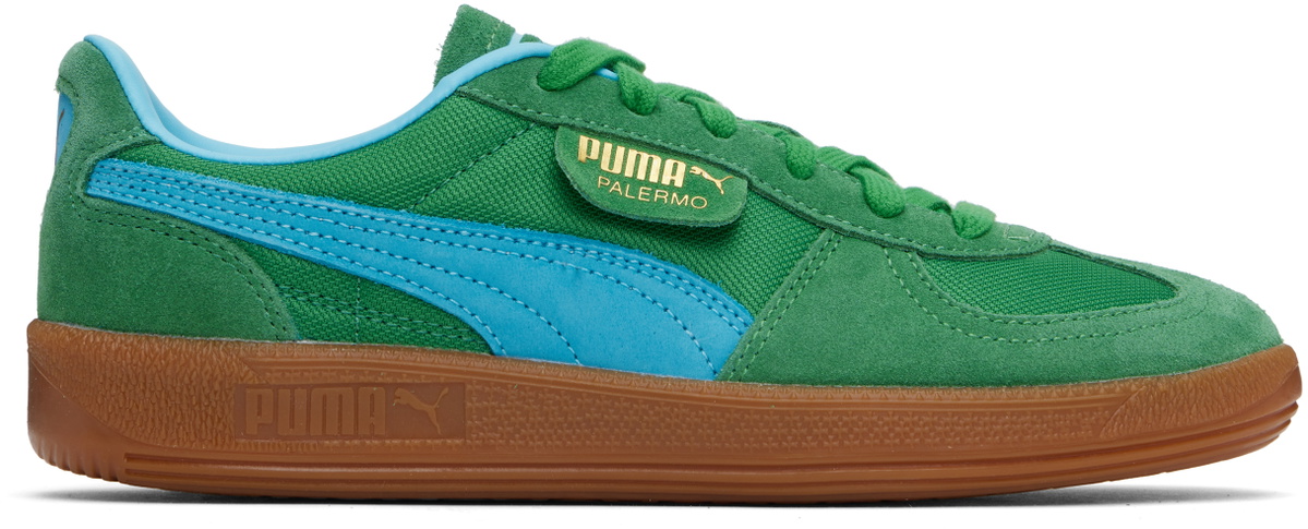 PUMA Green Palermo Vintage Update Sneakers Puma