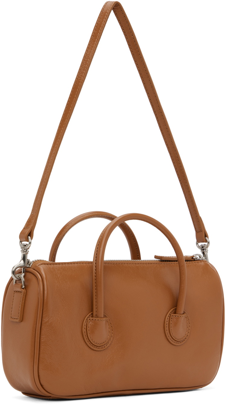 Marge Sherwood Tan Zipper Small Bag Marge Sherwood