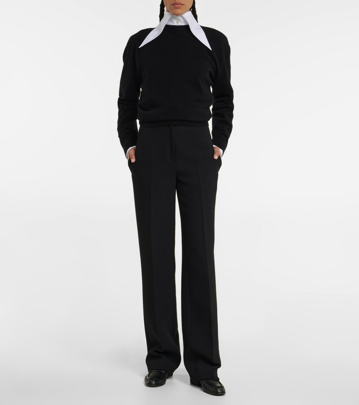 The Row - Laris gathered cashmere sweater The Row