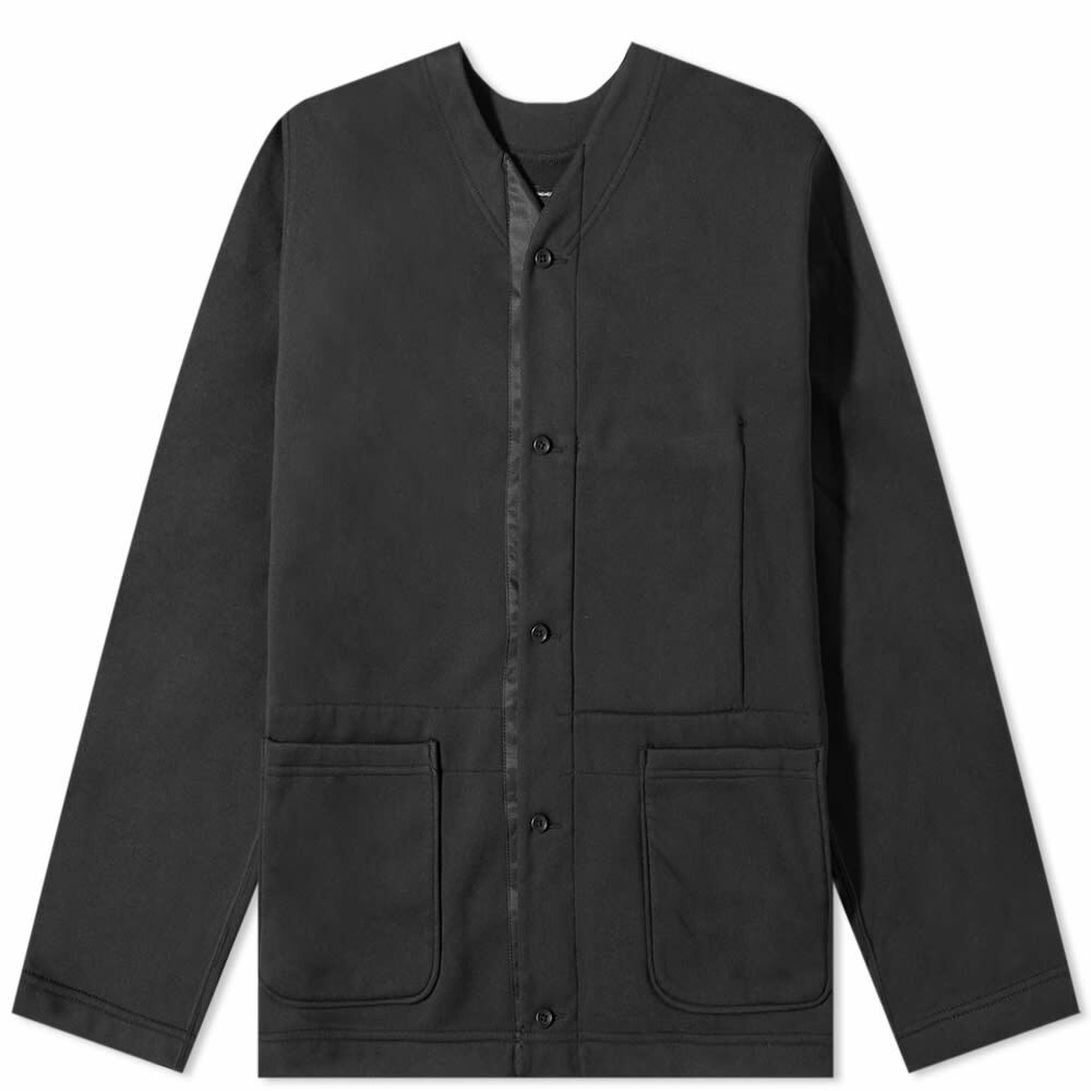 Engineered Garments Men's Fleece Cardigan in Black Engineered Garments