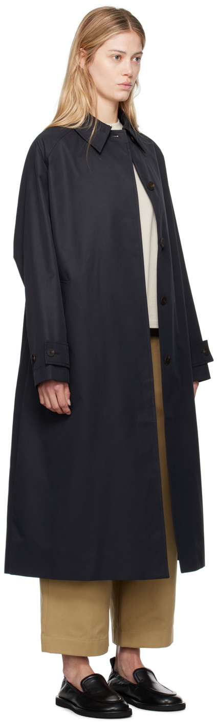 Studio Nicholson Navy Holin Coat Studio Nicholson