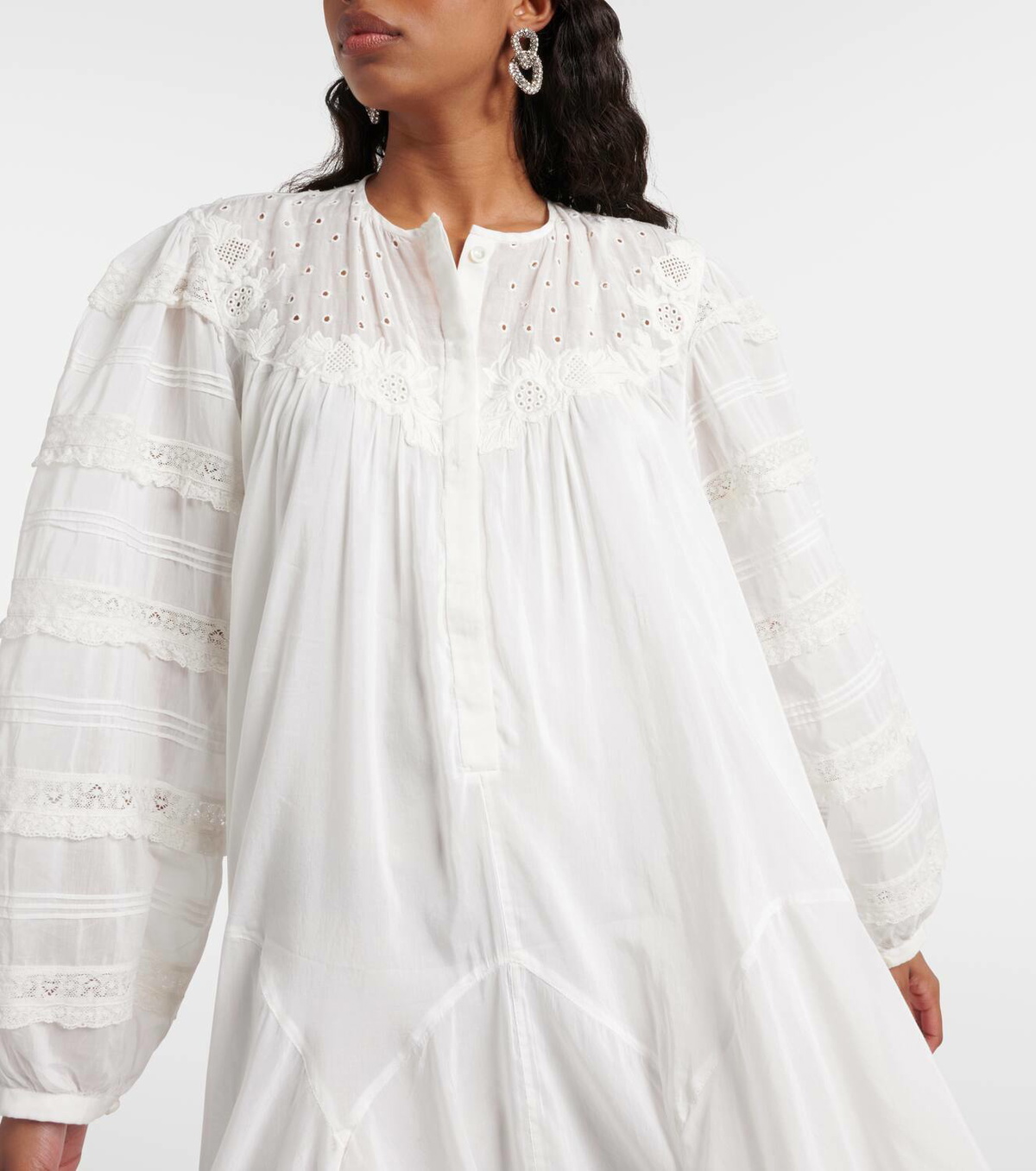 Isabel Marant Gyliane cotton and silk minidress Isabel Marant