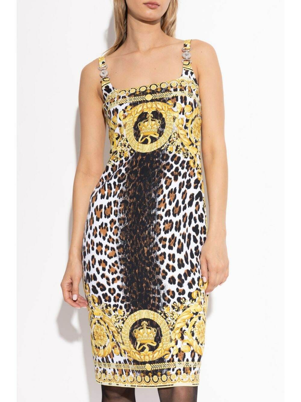 VERSACE - Barocco Print Midi Dress Versace