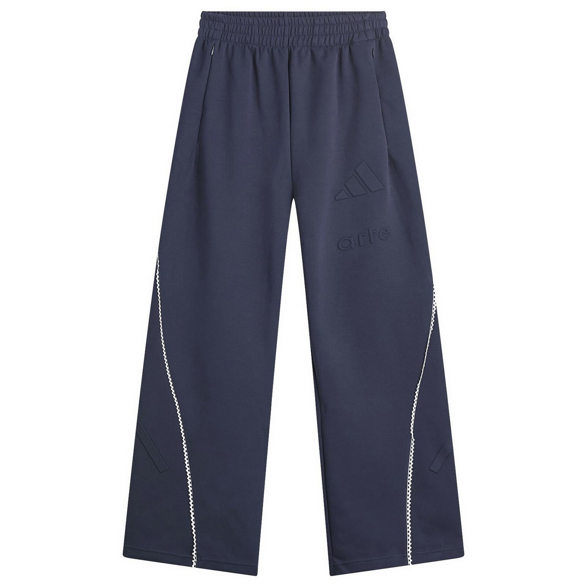 Adidas Men's x Arte ZNE Full Zip Track Pant in Legend Ink/White adidas