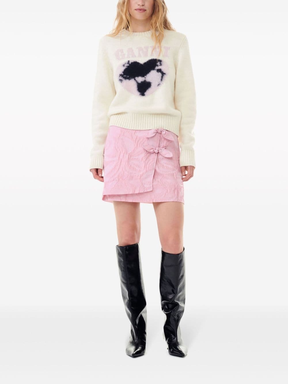 GANNI - Wool Crewneck Jumper GANNI