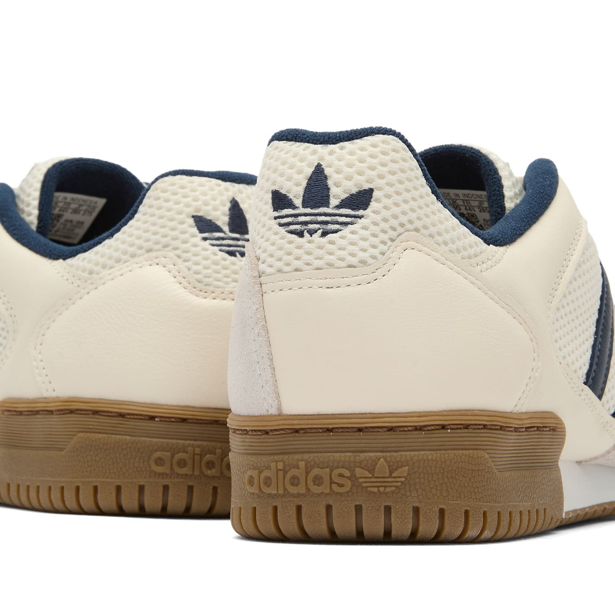 Adidas Consortium Fechten Indoor Sneaker - Presented by END. in Off White/Collegiate Navy ...