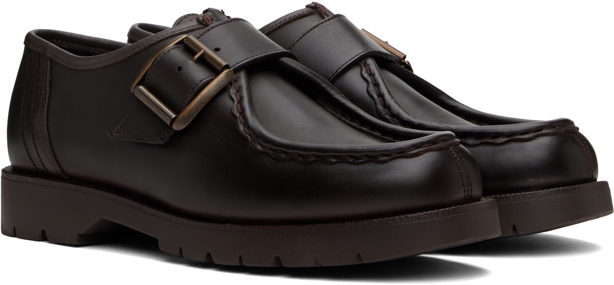 KLEMAN Brown Convoi Monkstraps KLEMAN
