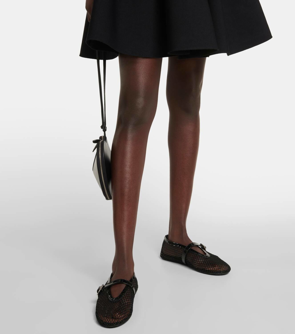 Alaïa Fishnet ballet flats ALAÏA
