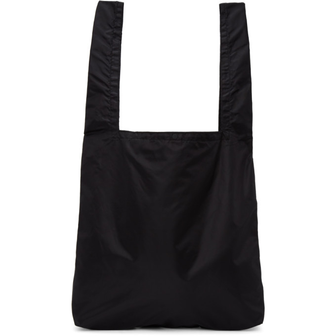 MSGM Black Logo Shopping Tote MSGM