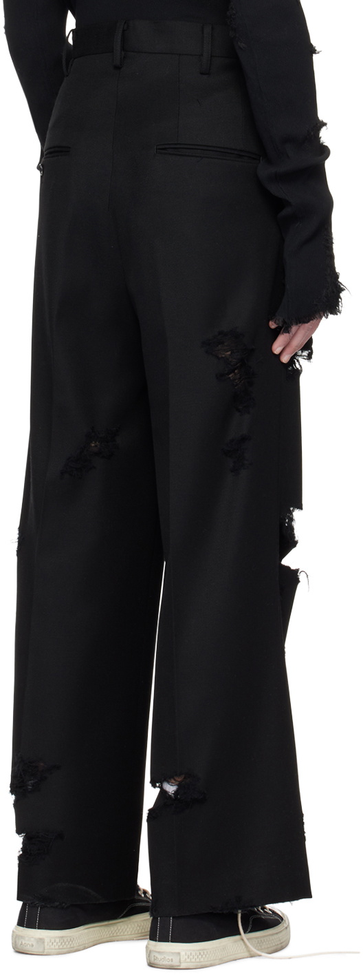 Doublet Black Destroyed Trousers Doublet