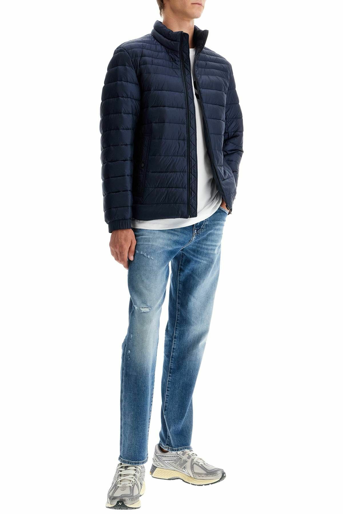 BOSS water-repellent padded Blue BOSS