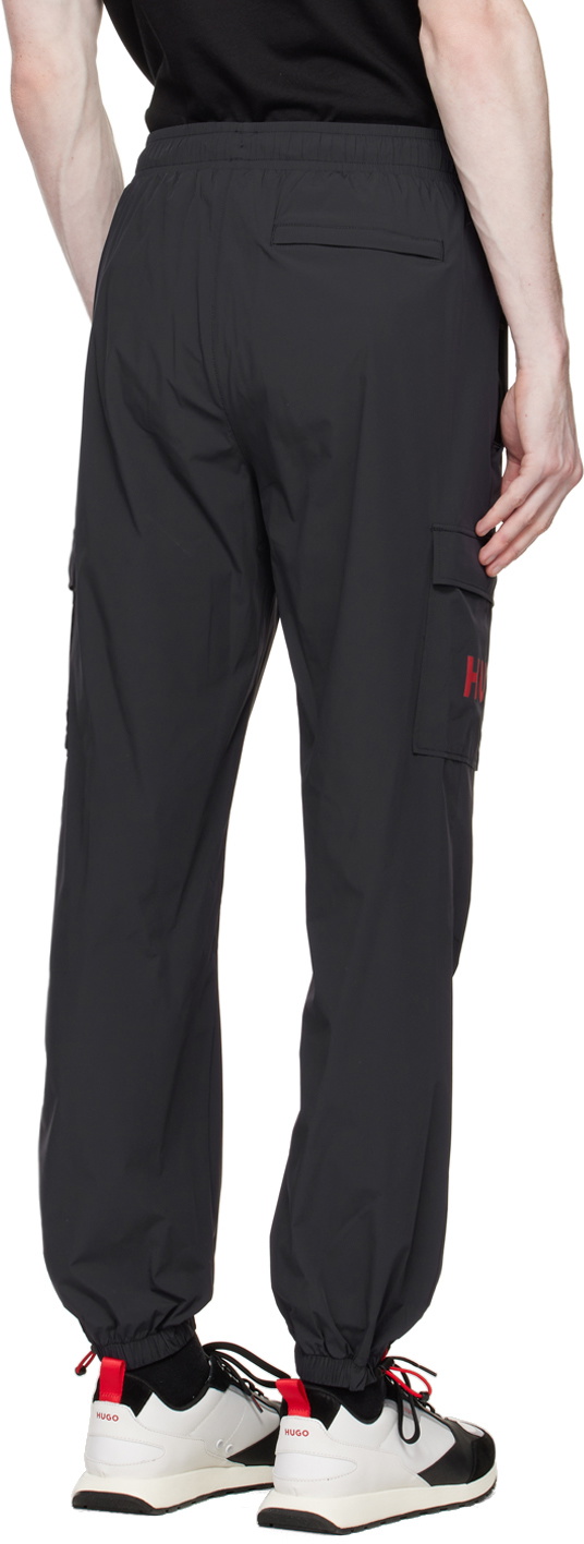 Hugo Black Drawstring Lounge Pants Hugo Boss