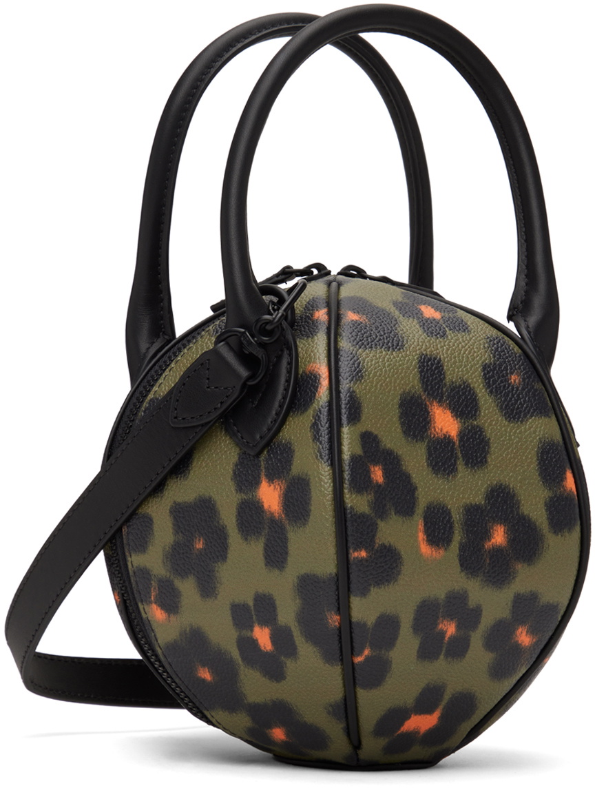 Kenzo Khaki Kenzo Paris Hana Leopard Discover Bag Kenzo