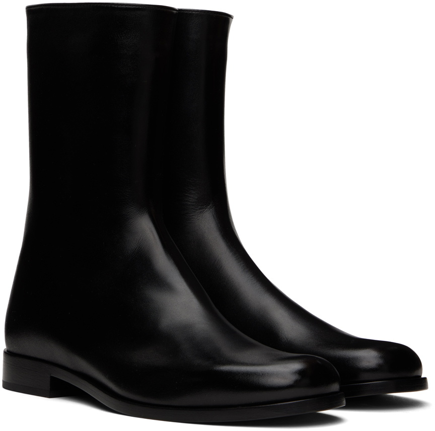 Bottega Veneta Black Cushion Lux Boots Bottega Veneta