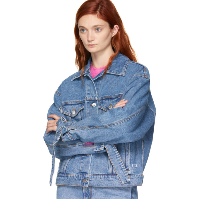 MSGM Blue Denim Jacket MSGM