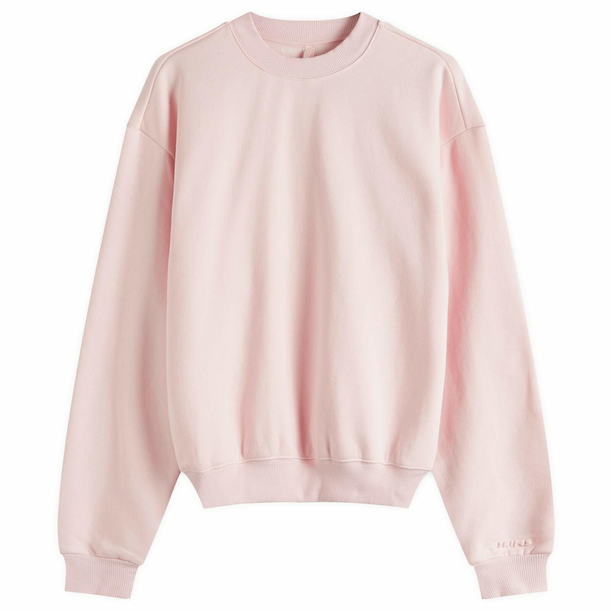 SKIMS Women's Cotton Fleece Classic Crew Sweatshirt in Barely Pink SKIMS