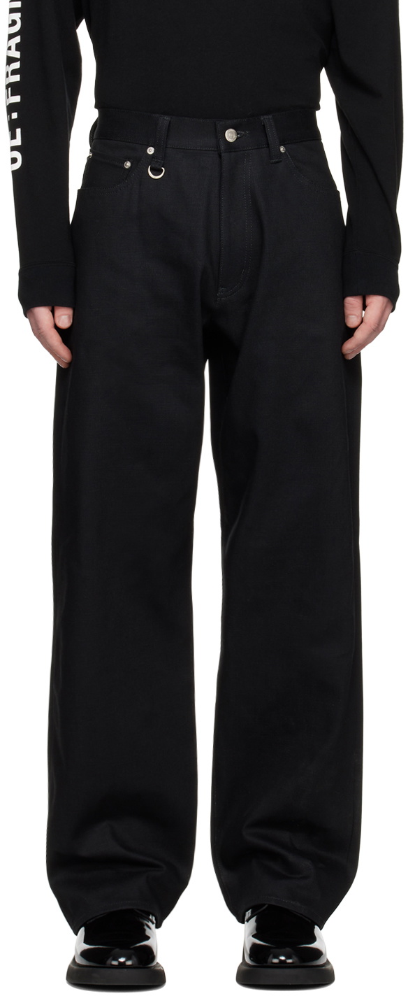 Uniform Experiment Black Snake Patch Jeans Uniform Experiment