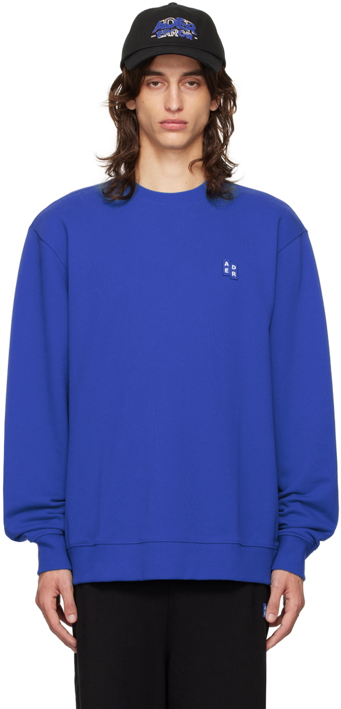 ADER error Blue TRS Tag 01 Sweatshirt ADER error