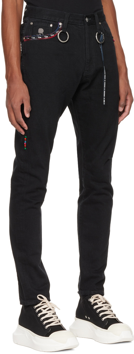 mastermind WORLD Black Skinny Jeans MASTERMIND WORLD