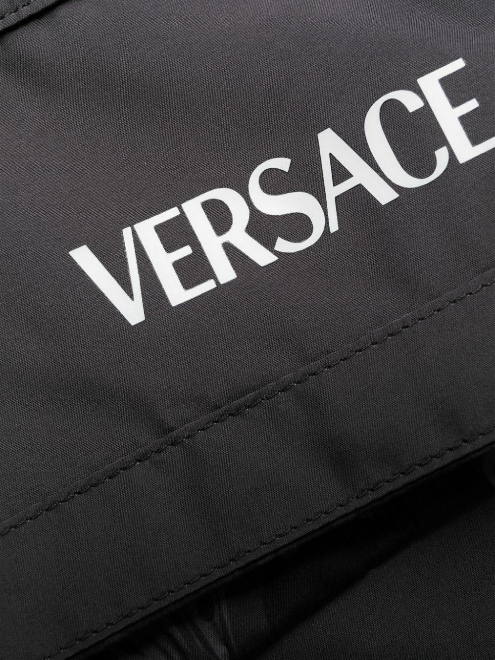 Versace Grey Barocco Reversible Swim Shorts Versace