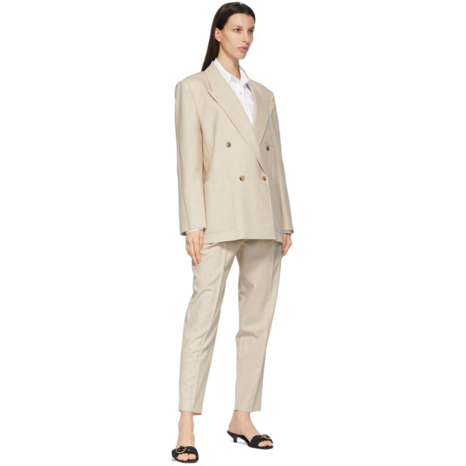 DRAE Beige Summer Wool Blazer DRAE
