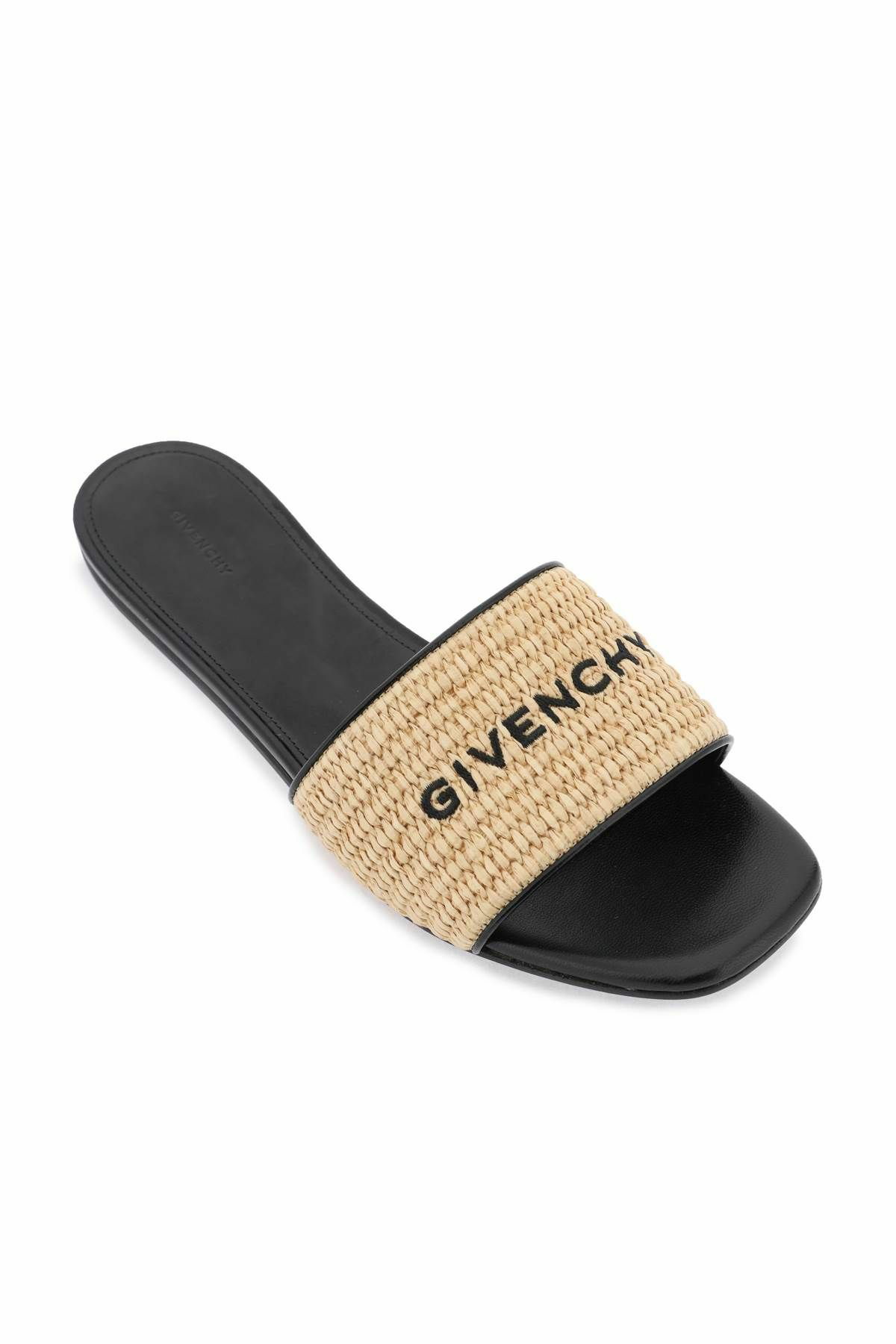 GIVENCHY raffia slides Beige Givenchy