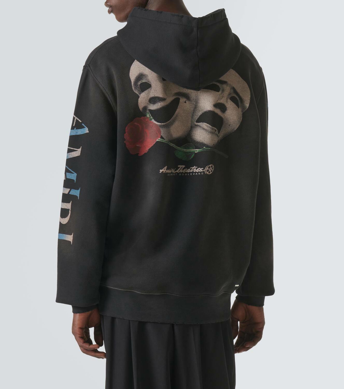 Amiri Theatre Masks cotton jersey hoodie Amiri