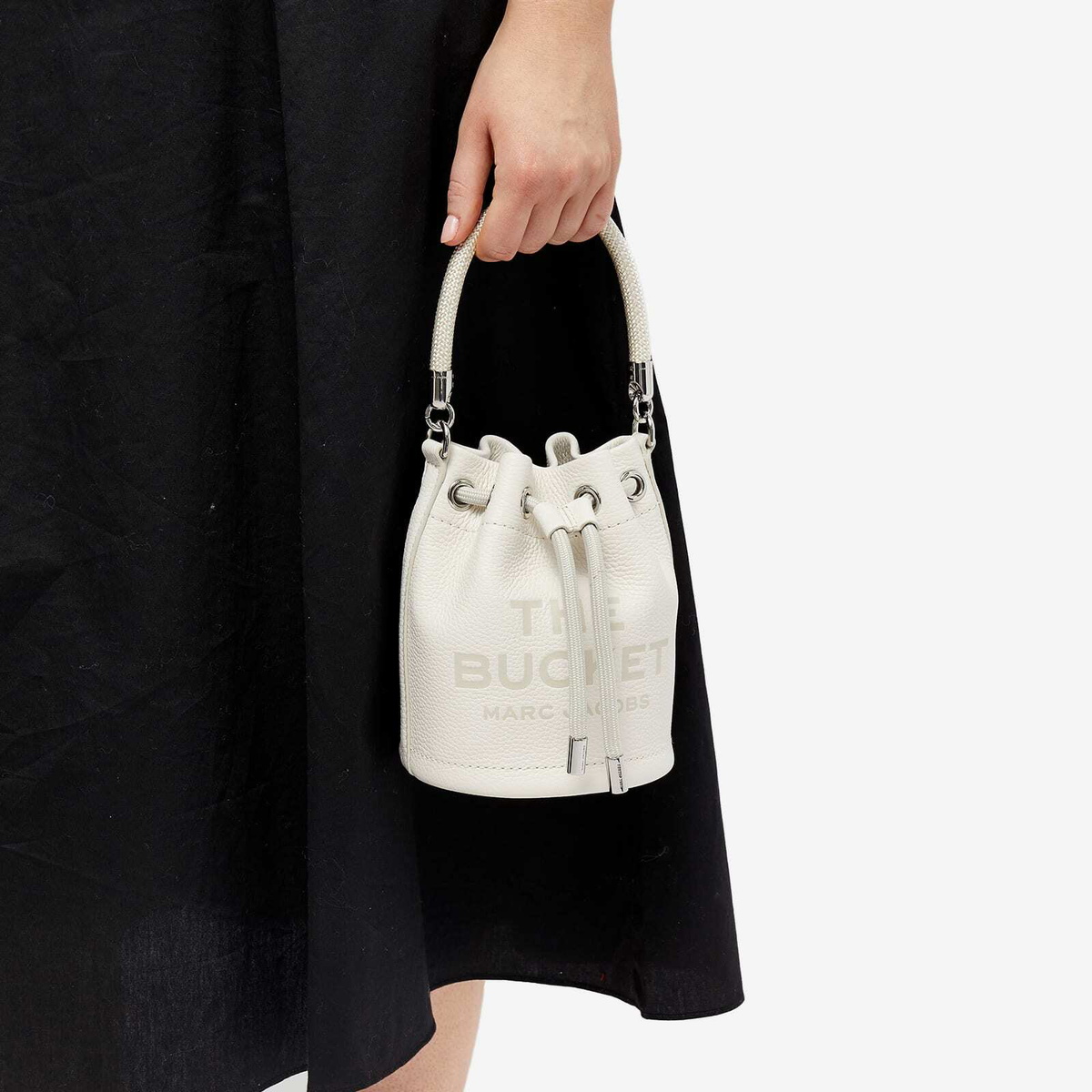 Marc Jacobs Women's The Micro Bucket in Cotton/Silver Marc Jacobs
